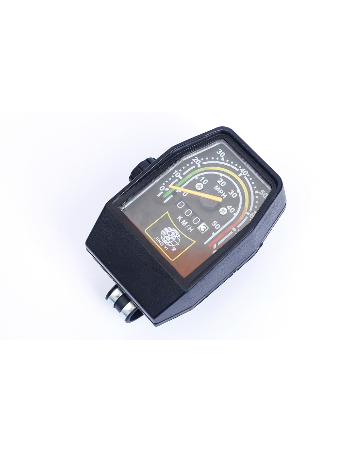 Black KM/H Meter